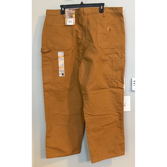 Carhartt | Pants | Carhartt B1 Brn Washed Duck Work Dungaree Pants 44x3 ...